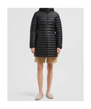 Moncler Igelong Hooded Long Down Jacket