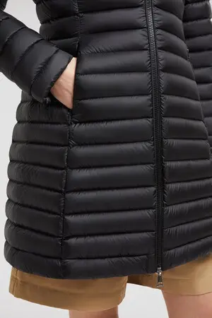 Moncler Igelong Hooded Long Down Jacket