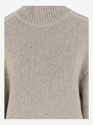 Bottega Veneta High Neck Ribbed Jumper