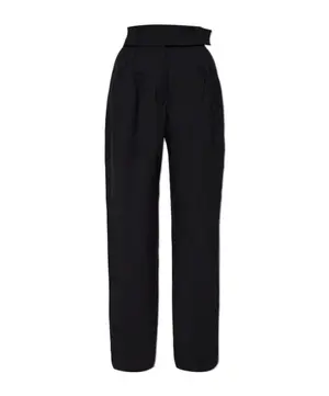 IRO PARIS Straight Casual Pants With Pleats And Belted Waist