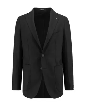 Tagliatore Straight-hem Single-breasted Blazer - Black