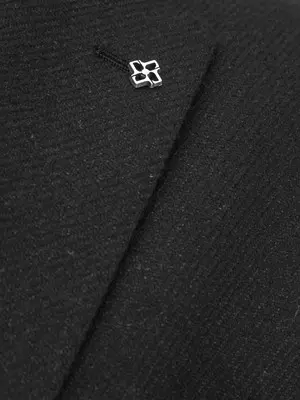 Tagliatore Straight-hem Single-breasted Blazer - Black