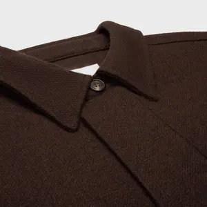 Celine Overshirt In Wool Flannel
