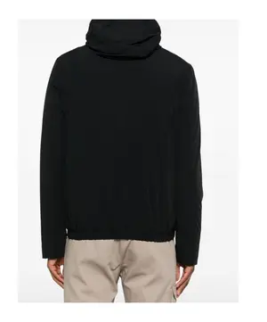 Herno Hooded Zip-fastening Down Jacket - Black