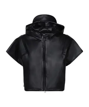 Issey Miyake Issey Miyake Cropped Hooded Jacket No