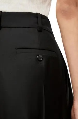 Loewe Pleated Wool Twill Trousers