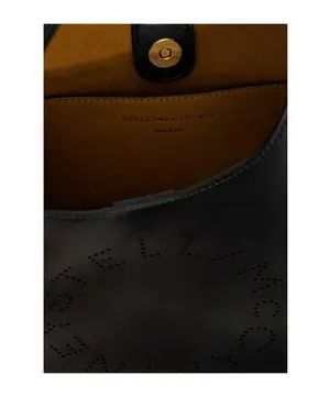 Stella McCartney Logo Perforated Hobo Bag