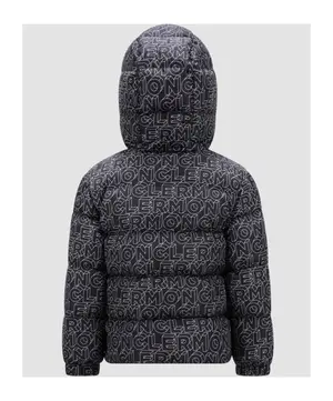 Moncler Fergus Down Jacket With Logo Print
