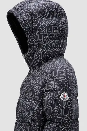 Moncler Fergus Down Jacket With Logo Print