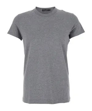 Dolce & Gabbana Dolce Gabbana Logo Embroidered Crewneck T-shirt
