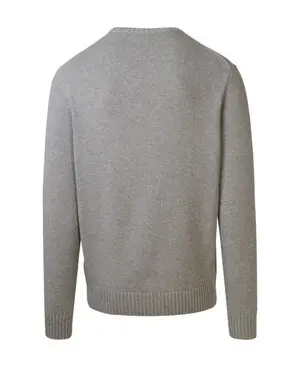 Polo Ralph Lauren Crewneck Jumper With Embroidered Pony - Gray