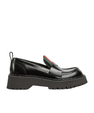 Gucci Web Detailed Loafers