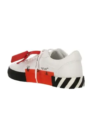 Off-White Arrows-appliqué Vulcanized Sneakers - White