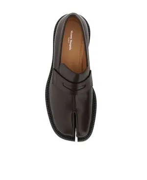 MAISON MARGIELA Split Toe Loafers With Thick Sole - Brown