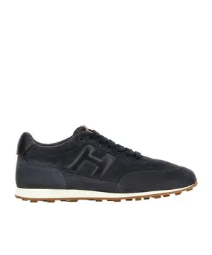 Hogan Logo Patch Lace-up Sneakers
