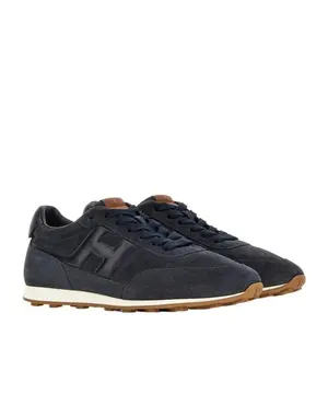 Hogan Logo Patch Lace-up Sneakers