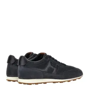 Hogan Logo Patch Lace-up Sneakers