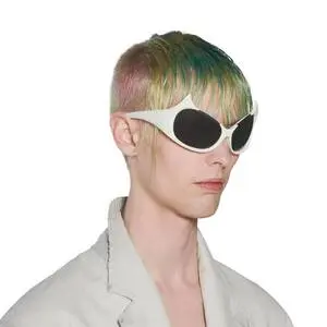 Balenciaga Gotham Cat Eye Sunglasses - Black