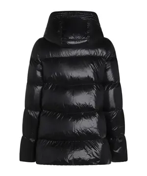 Moncler Hooded Padded Down Jacket - Black
