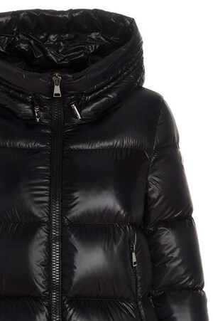 Moncler Hooded Padded Down Jacket - Black