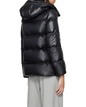 Moncler Hooded Padded Down Jacket - Black