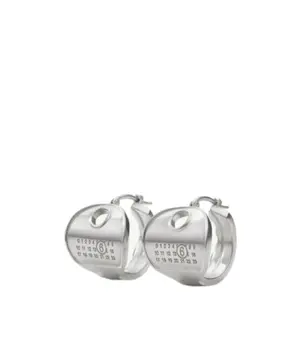 MAISON MARGIELA Engraved Logo Earrings