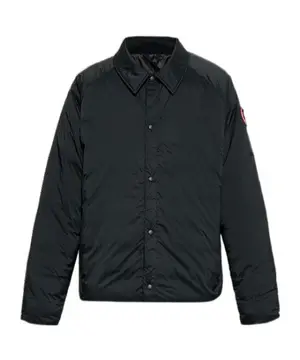Canada Goose Long-sleeved Down Jacket With Snap Closure