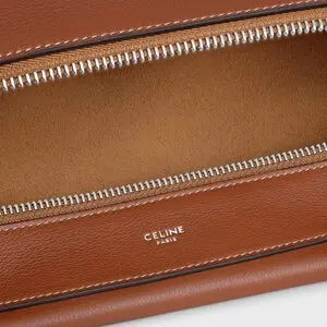Celine Large Romy Shoulder Bag In Calfskin