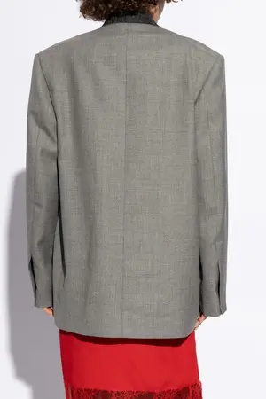 Moschino Double Breasted Loose-fit Blazer