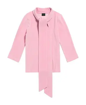 Balenciaga Long-sleeve T-shirt With Scarf Detail - Pink