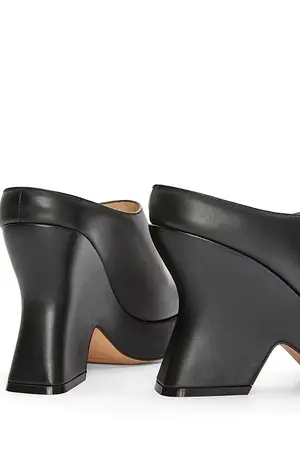 Loewe Terra Wedge Clogs In Calfskin