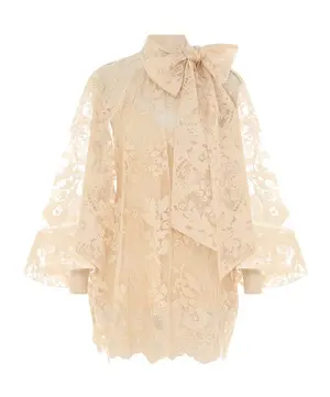 Zimmermann Illustration Lace Blouse
