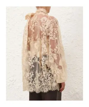 Zimmermann Illustration Lace Blouse