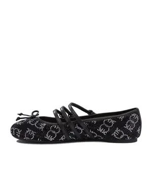 Pinko Embellished Bow Ballet Flats
