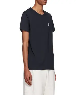 Burberry Logo Embroidered Crewneck T-shirt