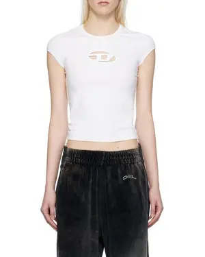 DIESEL® T-angie Cut-out T-shirt - White