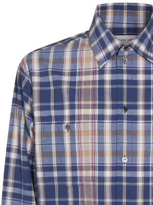 GOLDEN GOOSE Long Sleeved Checked Shirt