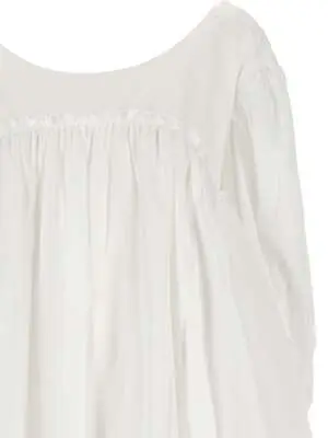 Simone Rocha Round-neck Dress With Ruffled Details