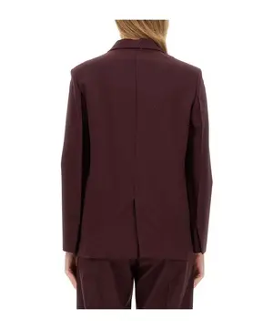 ALYSI Peak Lapel Straight Hem Blazer