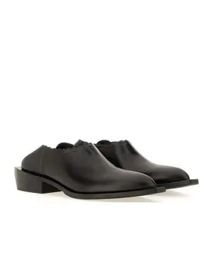 Moschino Scallop-edge Slip-on Loafers - Nero