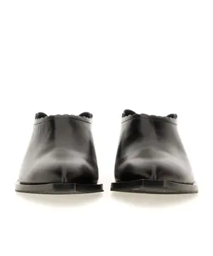 Moschino Scallop-edge Slip-on Loafers - Nero