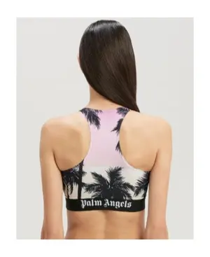 Palm Angels Tropical Sport Top - Black