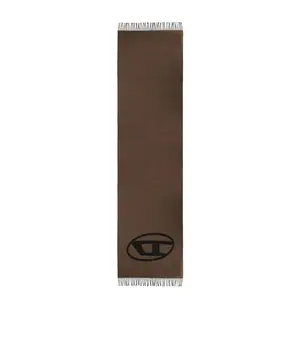 DIESEL® Fringed Scarf - Brown