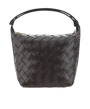 Bottega Veneta Candy Wallace Bag - Black
