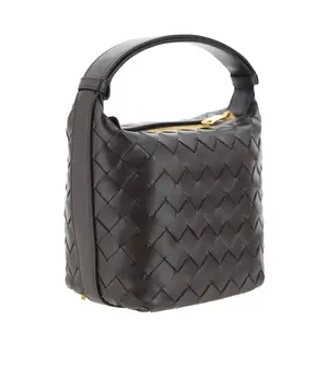 Bottega Veneta Candy Wallace Bag - Black