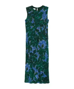 Dries Van Noten Sequin Embellished Printed Dress