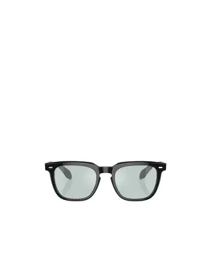 Oliver Spencer Square Frame Sunglasses - Black