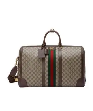 Gucci Savoy Large Duffle Bag - Gray
