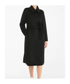 Max Mara Belted Long-sleeved Coat