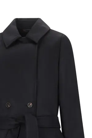 Max Mara Belted Long-sleeved Coat